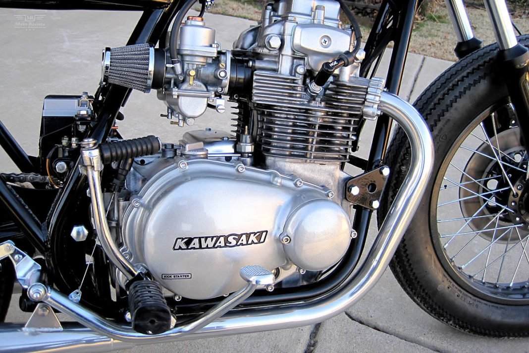 Kawasaki KZ400 Street Tracker by Maindrive Cycle