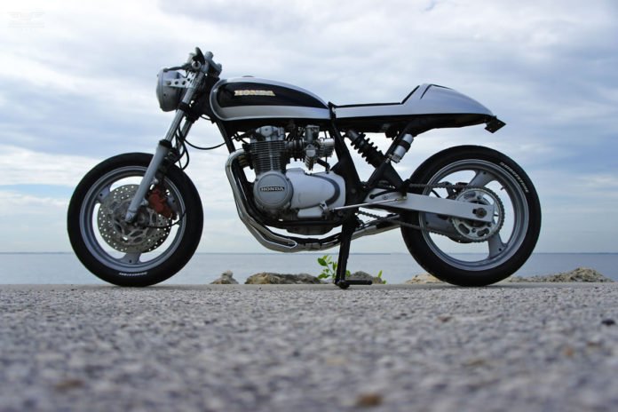 Honda CB550 Cafe Racer by Steel Bent Customs