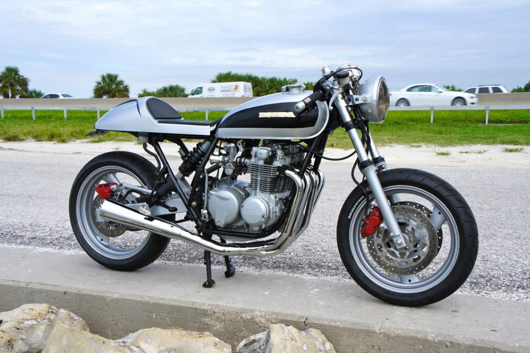 Honda CB550 Cafe Racer by Steel Bent Customs