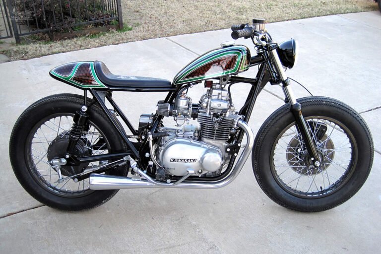 Kawasaki KZ400 Street Tracker by Maindrive Cycle