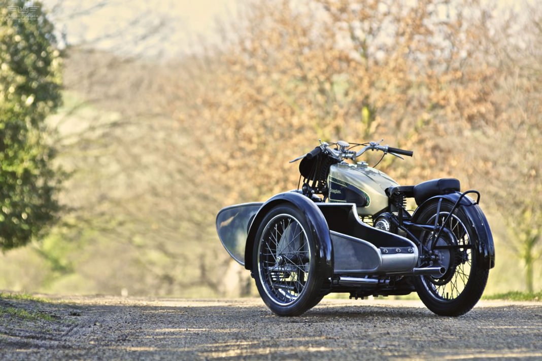 Douglas motorcycles 750cc Works Racing Sidecar Outfit