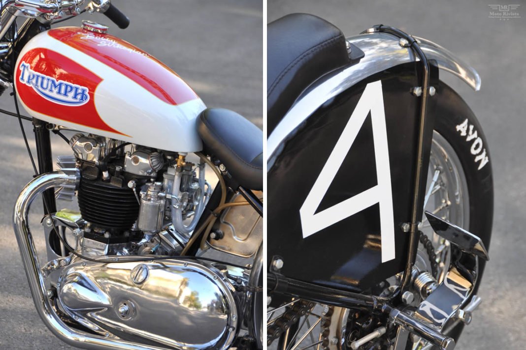Triumph Thunderbird Salt Flats Racer by Bobby Sirkegian