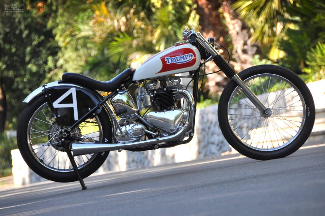Triumph Thunderbird Salt Flats Racer by Bobby Sirkegian