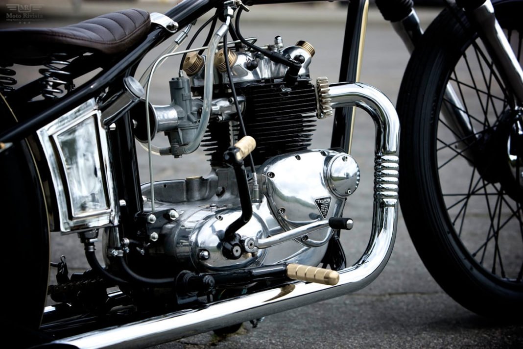Custom Triumph T100 by The Factory Metal Works