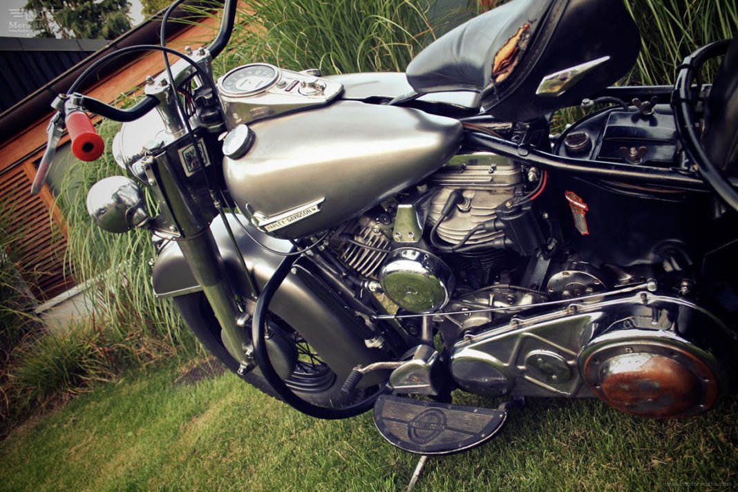 1956 FL Panhead by Customs from Jamesville