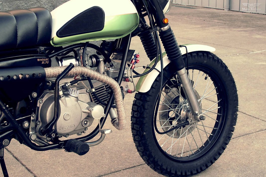 Honda SL70 Custom Scrambler