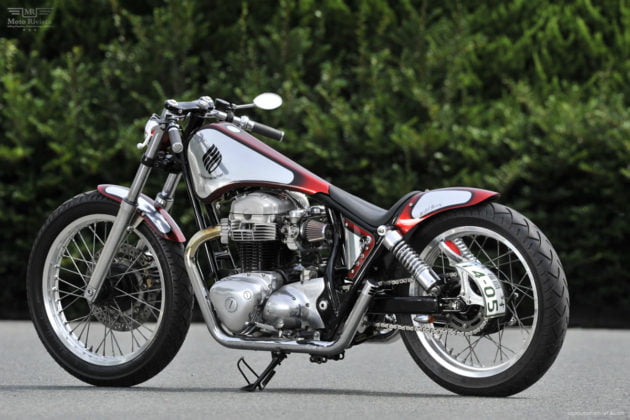 Kawasaki W650 classic Bobber by Kid Custom Factory