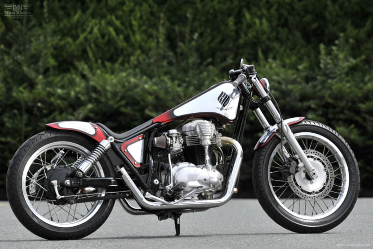 Kawasaki W650 classic Bobber by Kid Custom Factory