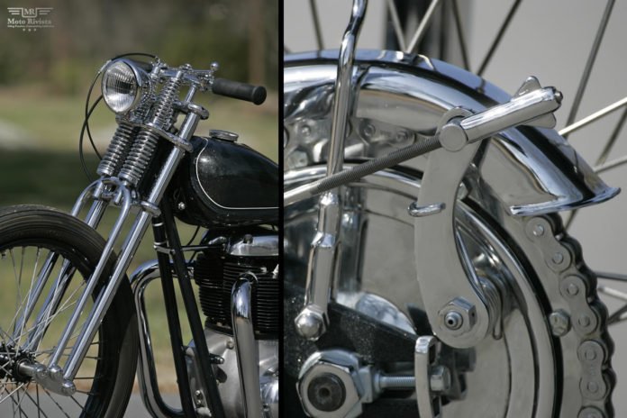 BSA A65 custom by The Factory Metal Works