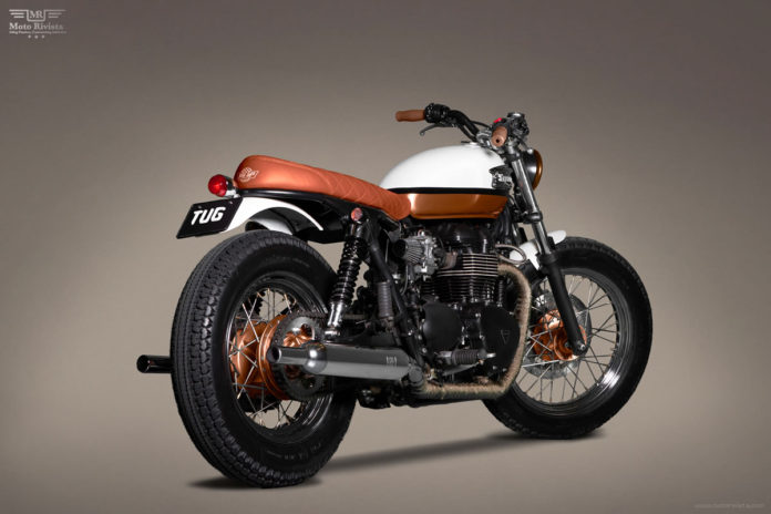 Bonneville T100 custom by Ton-up Garage Portugal