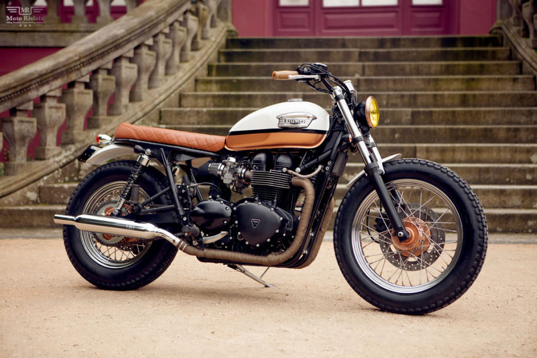 Bonneville T100 custom by Ton-up Garage Portugal