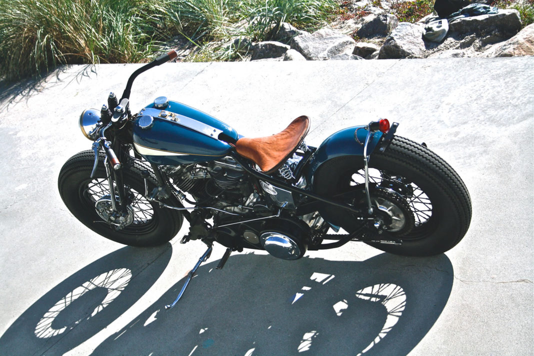 Custom Panhead by Customs from Jamesville Denmark