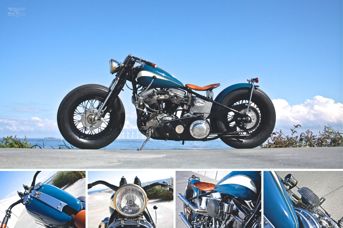 Custom Panhead by Customs from Jamesville Denmark