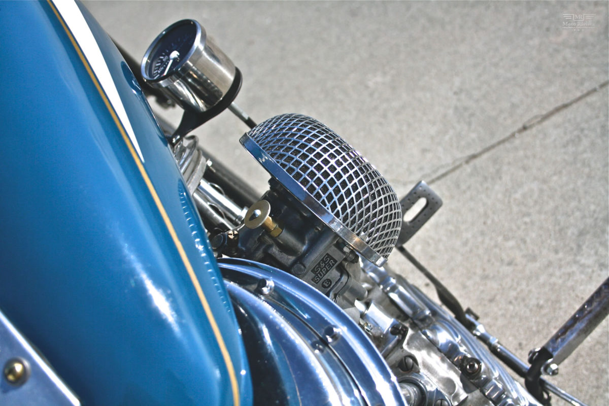 Custom Panhead by Customs from Jamesville Denmark